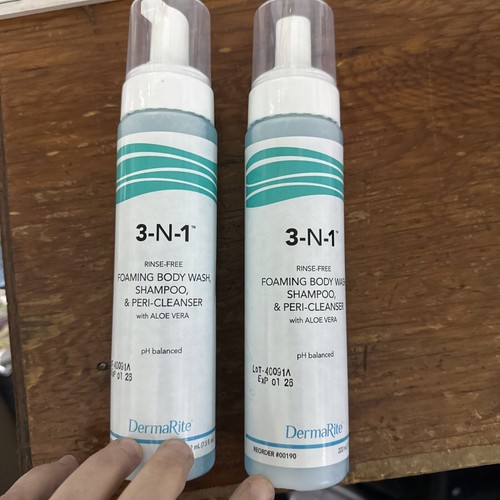 3-N-1 Foaming body wash shampoo and peri cleanser with aloe vera 4 ...