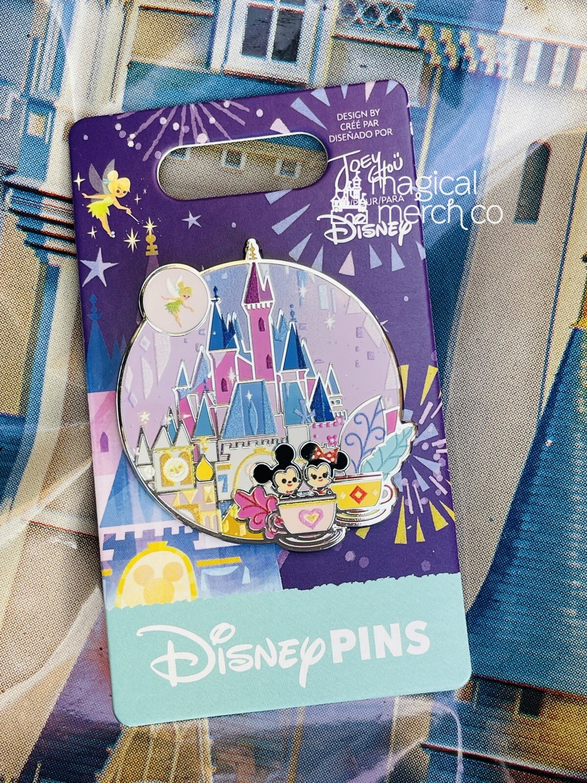 2023 Disney Parks Joey Chou Castle Magic Kingdom Tinker Bell Small ...