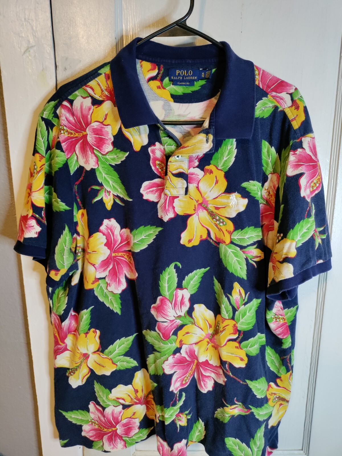 Polo Ralph Lauren Hawaiian Floral Polo Men's Size XL - Gem
