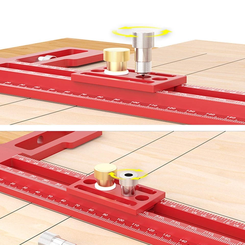 Sliding Ruler Tool for Precise Measurements in For Woodworking and ...