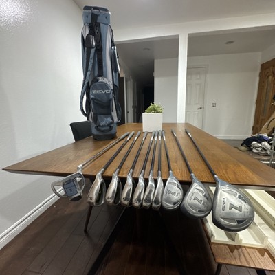 Zevo Z Golf Club Set With Driver, 3 Wood, 4 Hybrid, 5-SW, Putter ...