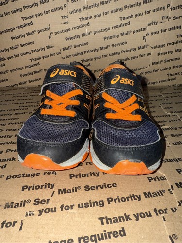 ASICS PRE Venture 8 Pre-School Running Shoes Size 11k Black/Shocking ...
