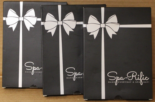 Spa-Rific Laser Etched Glass 3 Piece File Mani-Pedi Set FAST SHIPPING ...