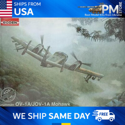 Roden 406 OV-1A/JOV-1A Mohawk Stormtrooper Scale Model Kit 1/48 | eBay