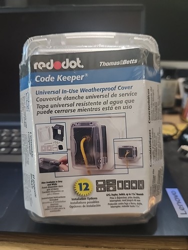 Thomas & Betts Red Dot Code Keeper In- Use Weatherproof Cover BRAND NEW ...