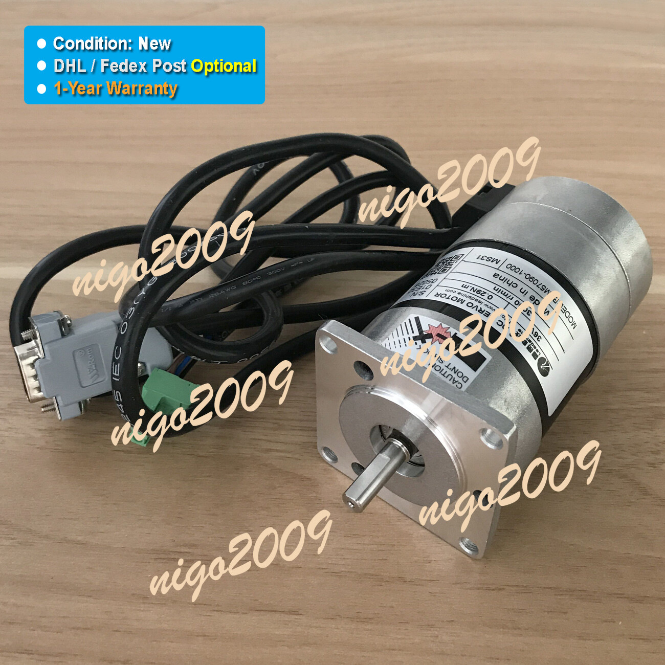 Leadshine BLM57090-1000 90W 0.29NM 36VDC Brushless Servo Motor 1-Year ...