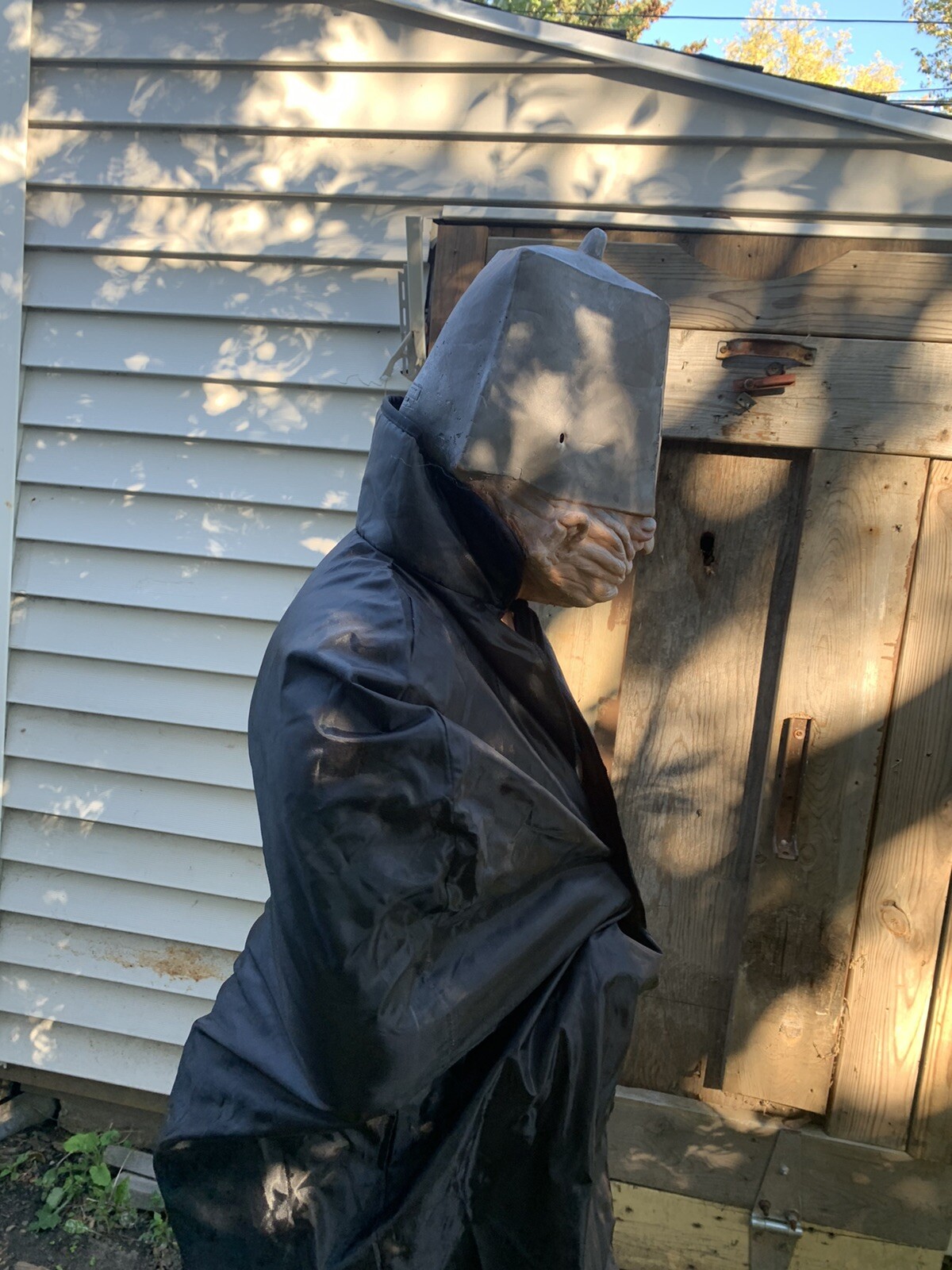 Vintage 500 lb smashed head Rubber Latex Mask Hallowe… - Gem