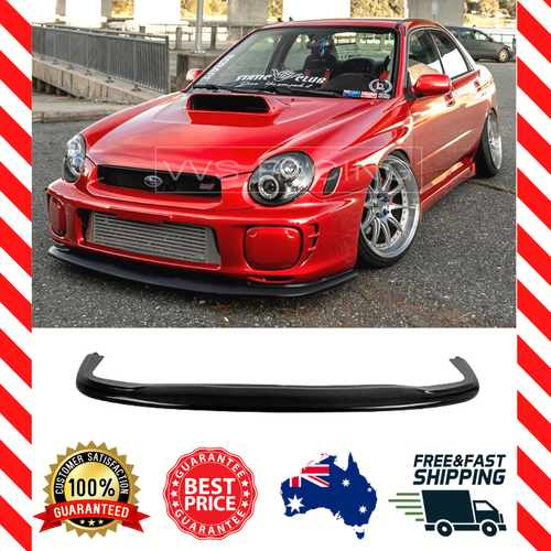 Front Lip Spoiler Splitter for Subaru Impreza Bugeye WRX STI (01-02 ...