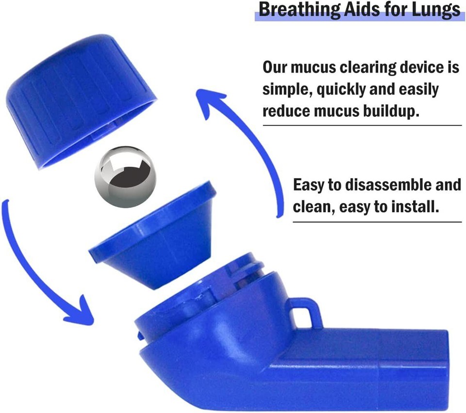 Lung Expansion&Mucus Relief Helper Breathing Exercise Device For Lungs ...