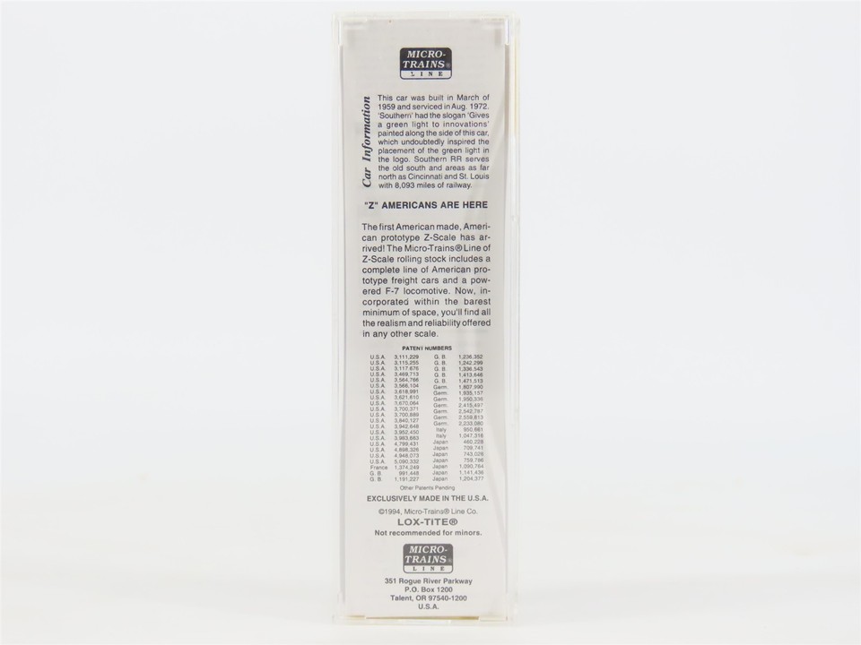 Z Scale Micro-Trains MTL 13618-2 Southern "Green Light" Plug Door ...