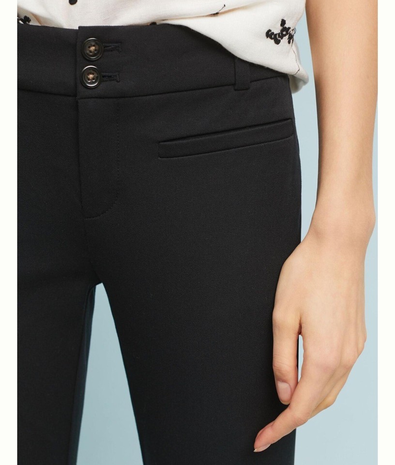 Anthropologie The Essential Slim Trousers Size 6 | eBay