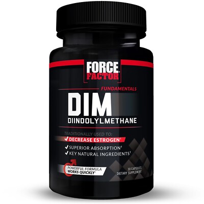 Force Factor DIM, Hormonal Balance and Estrogen Blocker, 30 Capsules | eBay