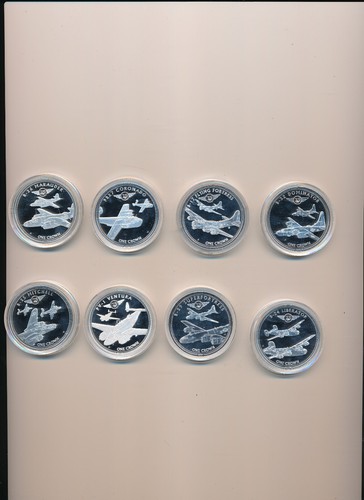 Bradford Authenticated 2016 Tristan da Conhart, 8 Coin Set, World War ...
