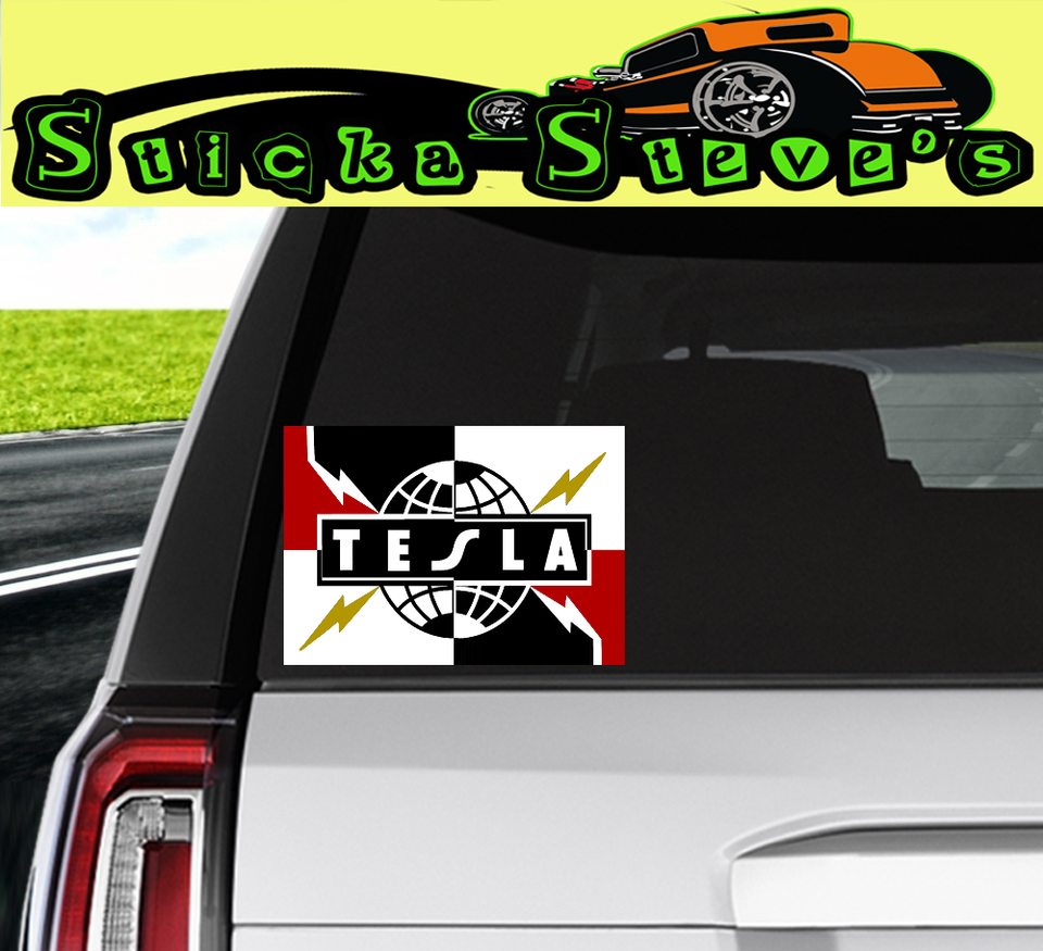 Rock Band Tesla Cool Vinyl Nikola Sticker Decals Stickers 8 Pack | eBay