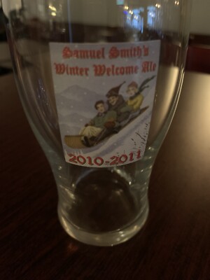 Samuel Smith Winter Welcome 1/2 Pint 10oz glass 2010-2011 | eBay