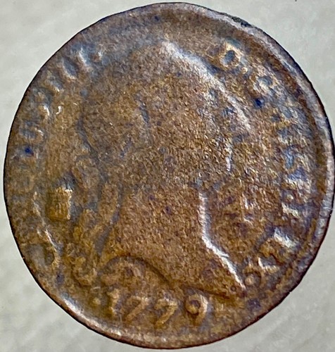 1779 Spanish 4 Maravedis King Charles III Nice Details Full Clear Date ...