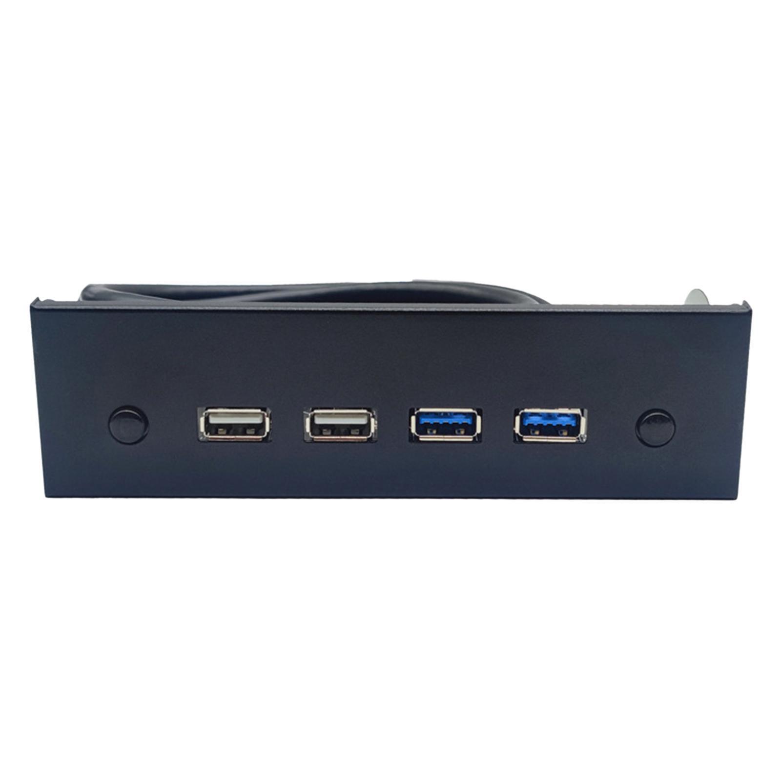 5.25 inch Front Panel USB Hub, Optical Drive Front Panel, USB 3.0 USB 2 ...
