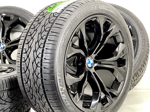 20" BMW E70 F15 X5 E71 X6 OEM Y-Spoke 20x11/10 214 RIMS Black Wheels ...