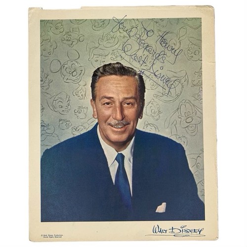 Walt Disney Autographed Signed 8x10 Photo With inscription | eBay