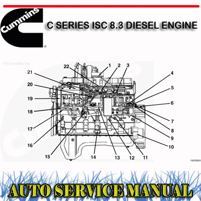 Cummins Diesel Engine Diagram 3D Model B 5 9L Cummins Turbo Diesel