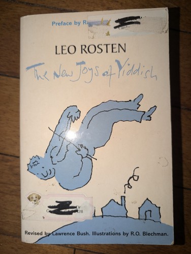 The New Joys of Yiddish Leo Rosten 2003 Illustrated Language Book ...