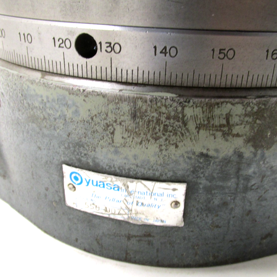 YUASA 8" HORIZONTAL / VERTICAL INDEXING SUPER SPACER w/ 8" CHUCK - #550 ...