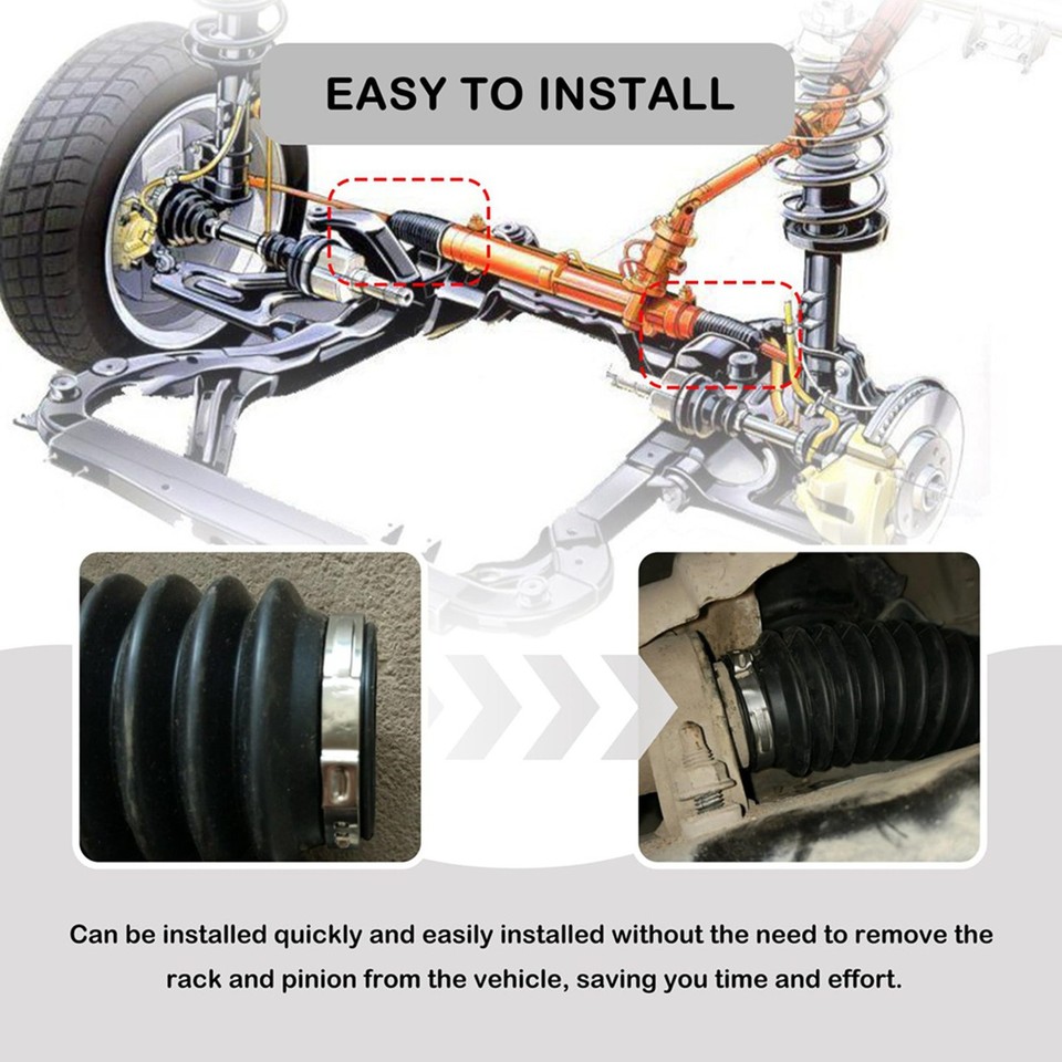 4X Car Universal Steering Rack and Pinion Boot Steering Rack Boot Tool ...