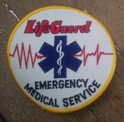 PATCH LIFEGUARD EMERGENCY MEDICAL SERVICE | eBay