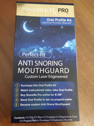 SnoreRx Pro Oral Profile Kit -Perfect-Fit Anti-Snoring Mouthguard | eBay