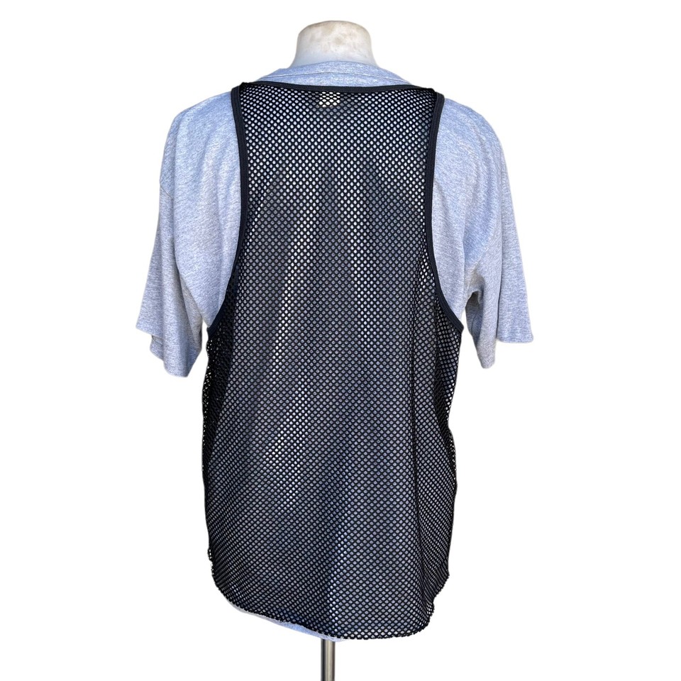 Property of Chicago Bulls Pinnie Scrimmage Jersey poly mesh Gray Black ...