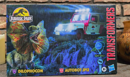 Transformers Jurassic Park x Toys Dilophocon & Autobot JP12 Action Figures NEW | eBay