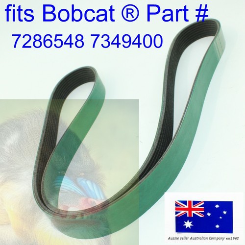 fits Bobcat Main Pump Drive Belt 7286548 7349400 S450 T450 Kubota ...