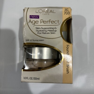 L'OREAL Age Perfect Skin Supporting Hydrating Makeup 703 Light Ivory 1 ...