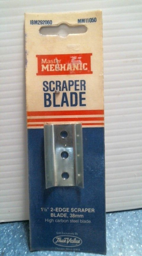 Master Mechanic 1-1/2" 2-Edge Scraper Blade (MM11050) FS | eBay
