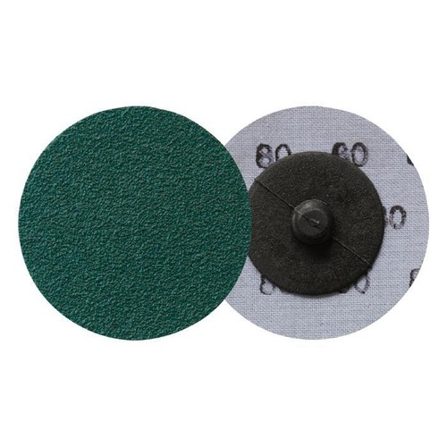 Pack of 50 Quick Change Roloc Disc 50mm x 60 Grit Coarse Green ...