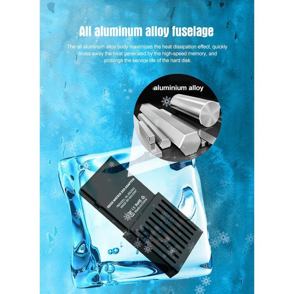 Game Host External SSD M.2 Hard Drive Expansion Card Box For Xbox ...