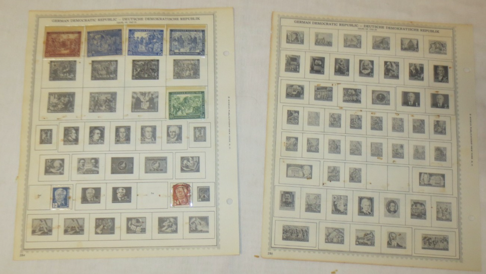 Germany Stamp Collection on Minkus Album Pages - 411 Stamps | eBay