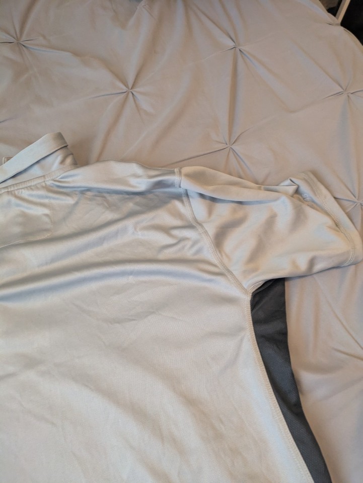 RANK 45 Men's Gray Short Sleeve Stretch Polo Shirt XL Golf CLEAN ...