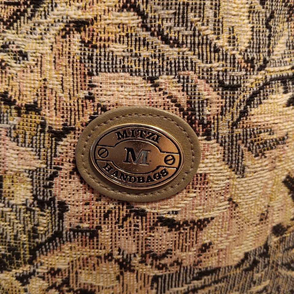 Mitzi Handbags VTG Tapestry Multicolor Floral Purse Shoulder Satchel ...