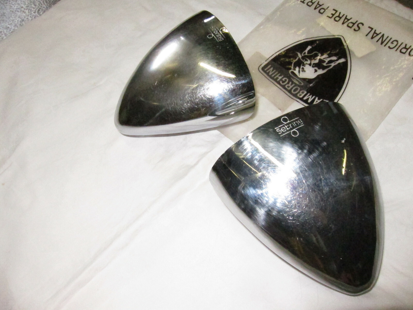 Lamborghini Miura genuine Mirrors by Vitaloni Sebring Mach 1 metal | eBay