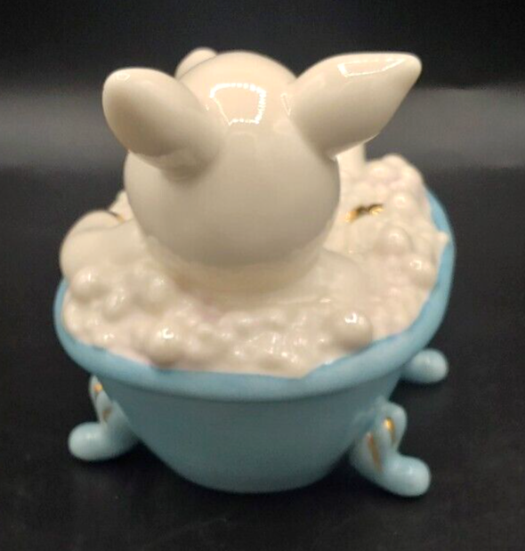 Lenox Pig Figurine Bubbletime Bubble Bath Bathtub | eBay
