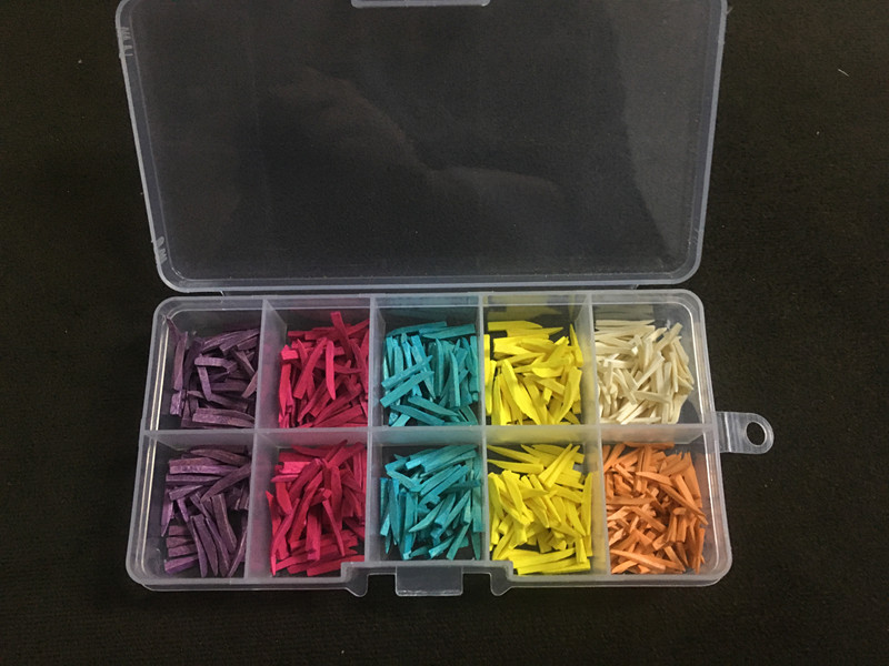 600pcs Mixed Dental Interdental Composite Contoured Wood Wooden Wedges ...