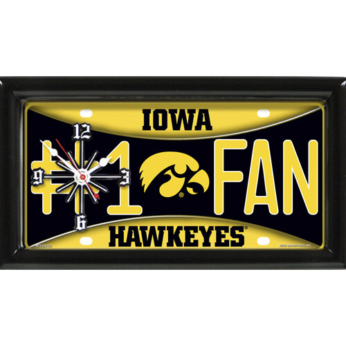 Iowa Hawkeyes NCAA #1 Fan Clock by GTEI 675283904835| eBay