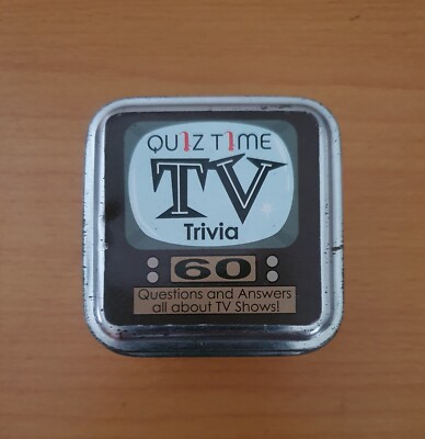 Quiz Time T.V. Trivia 60 Questions & Answers All About T.V. Shows ...