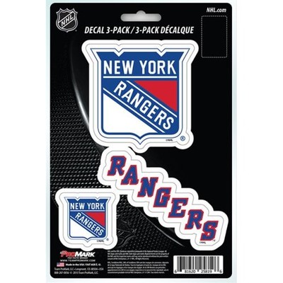 new york rangers nhl ice hockey team logo mascot sticker decal set usa ...