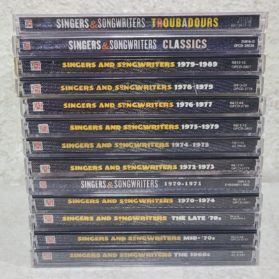 Time-Life Singers Songwriters CD Lot of 13 Classics 1970s 1960s ...