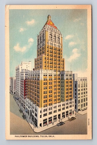 Tulsa OK-Oklahoma, Philtower Building, Skyscraper, Vintage Postcard | eBay
