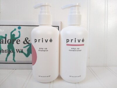 PRIVE Hair Amp Up Volumizing Shampoo & Conditioner Duo / Set - 8 oz ...