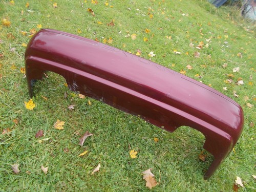 Saturn SL Sedan Rear Bumper Cover Fascia 00 01 02 Used OEM Dark Red ...