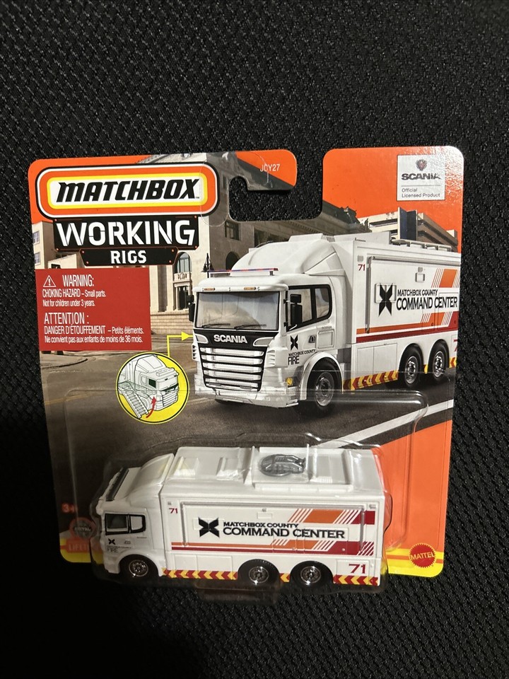 2024 MATCHBOX WORKING RIGS SCANIA TACTICAL COMMAND CENTER 😱👀🔥 | eBay